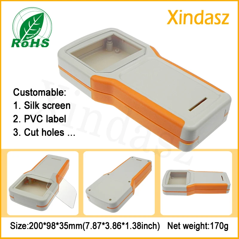 1pcs-Plastic-electrical-boxes-200-98-35mm-plastic-handheld-enclosures ...