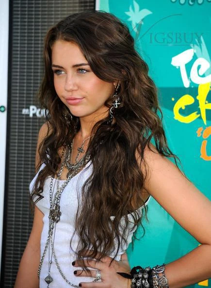Miley Cyrus Natural Curly Hair