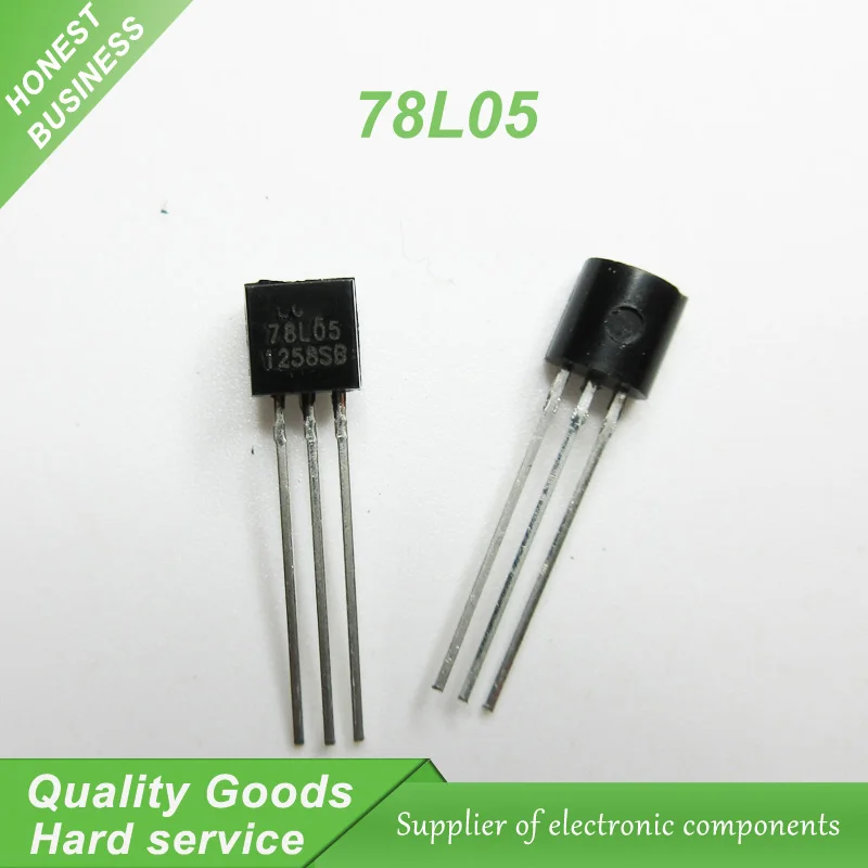 50pcs 78L05 L78L05 Voltage Regulators 5.0V 0.1A Positive TO 92 new ...