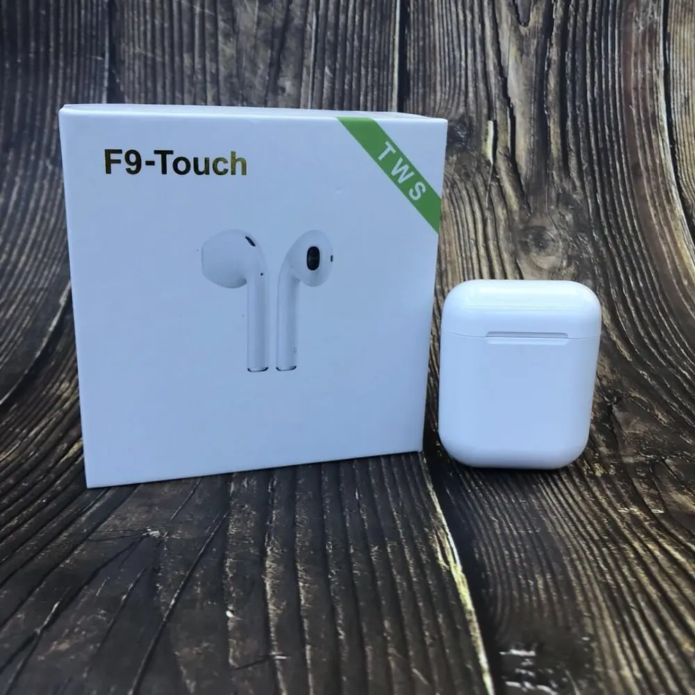 I9s 무선 이어폰으로 새로운 f9 tws 터치 업데이트 휴대용 블루투스 헤드셋 소매 상자가있는 모든 스마트 폰용 보이지 않는 ...
