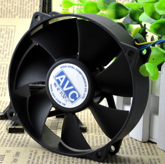 90*90*25 9CM 12V 0.7A computer CPU chassis high wind PWM four pin fan ...