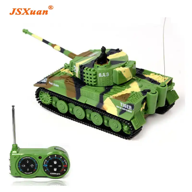1:72 RC Mini Tank Germany Tiger Battle 1/72 High Simulated Remote Radio ...