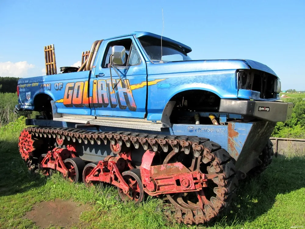 Goliath Monster Truck Tracked Bigfoot Art Huge Print Poster TXHOME ...