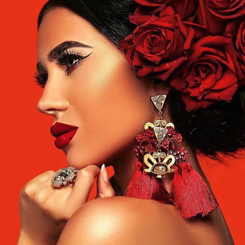 Buy Spanish Hot Sexy Women Dangle Earrings Pendientes Bohemian Romany Aretes