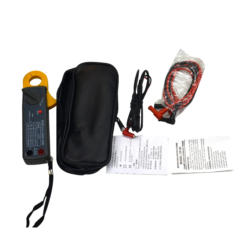 Cp-05 Clamp Current Probe Connected With Oscilloscope And Dmm Low ...