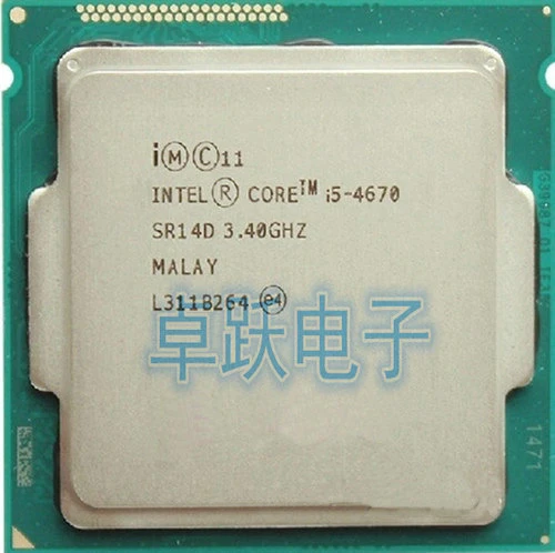 Intel Core i5-4670 i5 4670 Processor Quad-Core LGA1150 Desktop CPU 100% ...