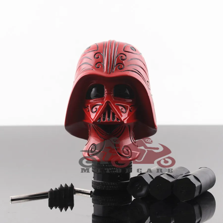 Red Star Wars Head Style Universal Gear Stick Shift Lever Knob Shifter ...