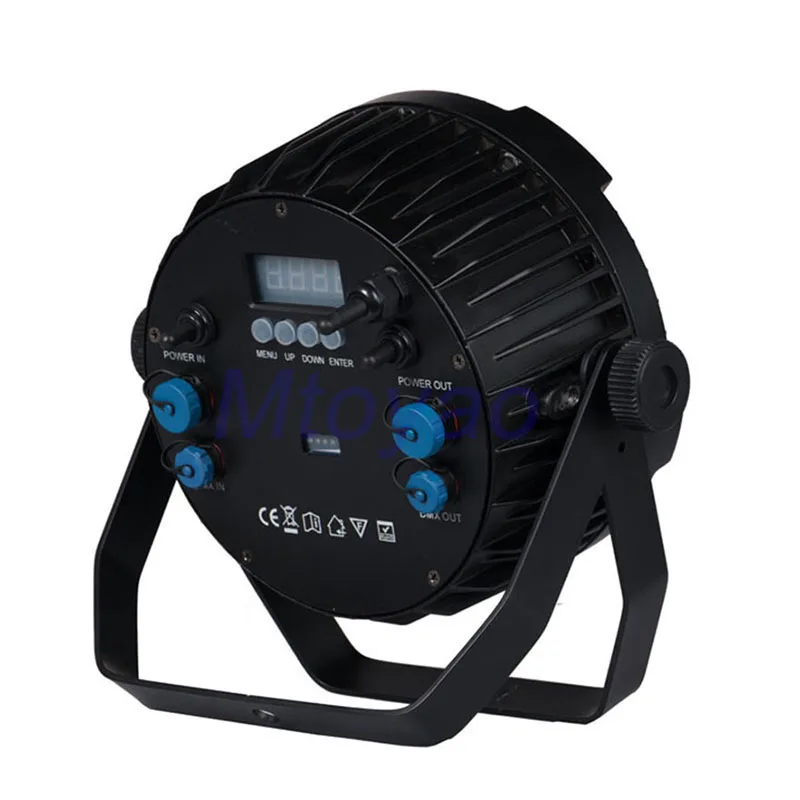 IP65 Waterproof Wireless DMX Battery LED Par Can RGBWAUV 6IN1 12pcs 18W ...