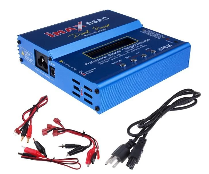 80W iMAX B6 AC B6AC Lipo NiMH 3S/4S/5S RC Battery Balance Charger + EU ...