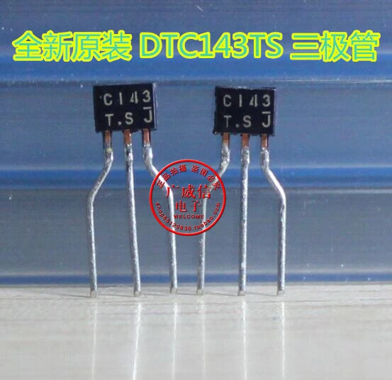 DTC143TS C143TS C143 Transistor TO 92 original novo|transistor ...