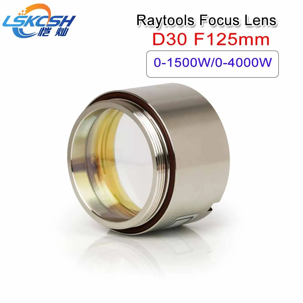 LSKCSH Fiber laser focus lens D30 F125mm with Lens Holder for Raytools ...