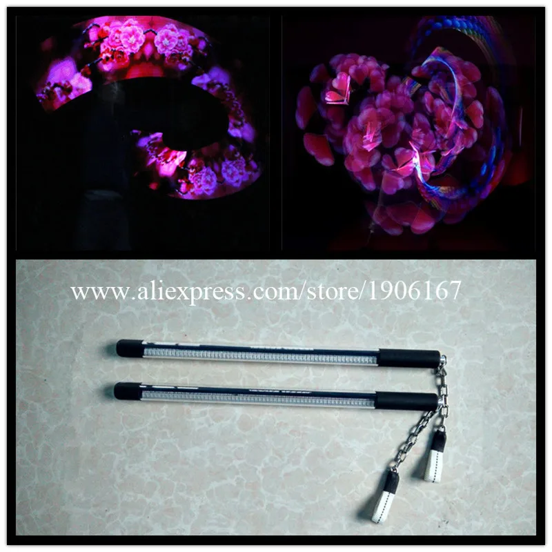New-Design-2-Pcs-60-Led-Pixels-Visual-Poi-Full-Color-Lamp-LED ...