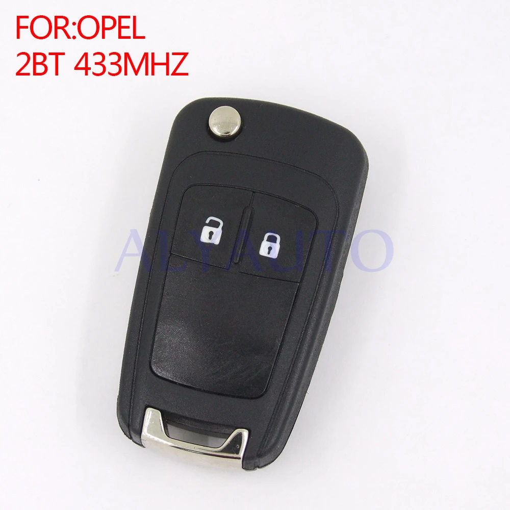 2 Buttons 433 MHz ID46 for Vauxhall OPEL ASTRA INSIGNIA Fob Remote Full ...