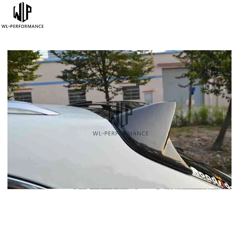 MACAN Carbon Fiber Rear Spoiler Wing top lip car body kit For Porsche ...