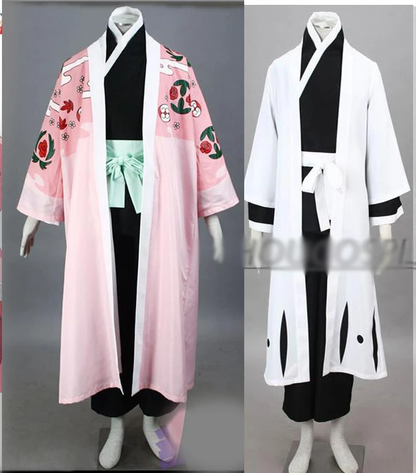 Bleach Kyoraku Shunsui Cosplay Outfits Custom Made Unique Printing Robe ...
