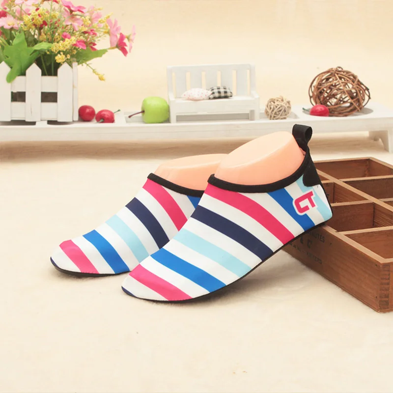 2017 Summer Beach Slippers For Diving Sock Stripe Shoes Scuba ...