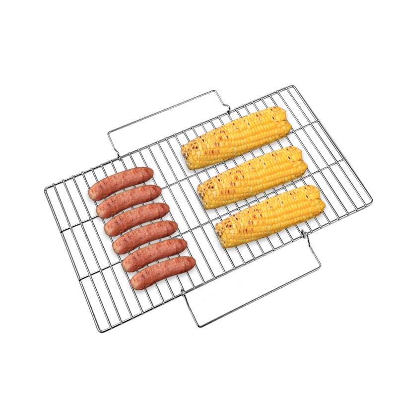 Cooking-Wire-Mesh-Shelf-Roast-Net-Handle-Stainless-Steel-Plating-Non ...