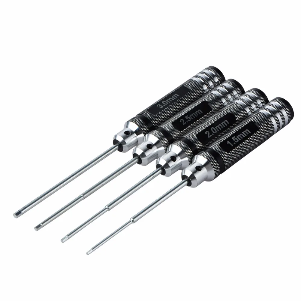 4pcs/lot RC Drone UAV Tools Hex Screw Driver Tools Set Kit 1.5,2.0,2.5 ...