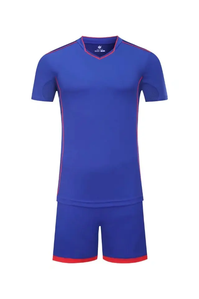 20018 blue men's training short sleeve jersey breathable sportswear ...