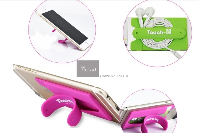 100pcs/Lot Customized logo for 3M Mobile phone holder,personalized cell ...