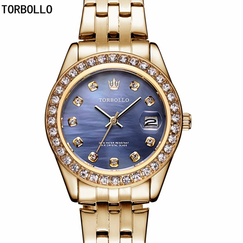 New Relogio Feminino Luxury Brand Women Dress Watches Stainless Steel