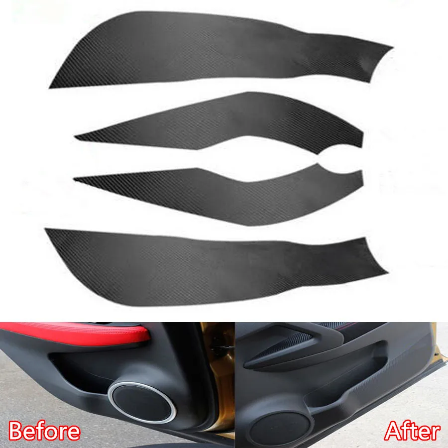 New Car Door Inner Side Anti-kick Anti Kick Protective Carbon Fiber ...