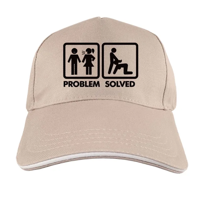 Aliexpress.com : Buy Problem Solved Funny Baseball Cap Originality ...
