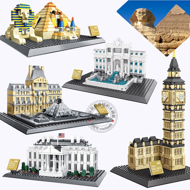 892pcs Big Ben Building Blocks Model UK Famous Architecture ...