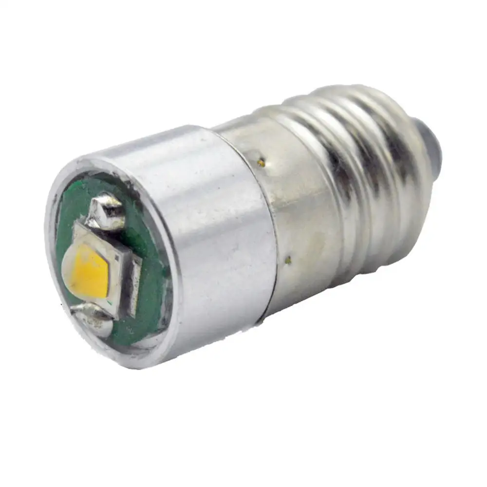 1pc Positive Earth 3W E10 LED Flashlight Bulb Lamp 3V 6V 9V 12V 18V Led ...