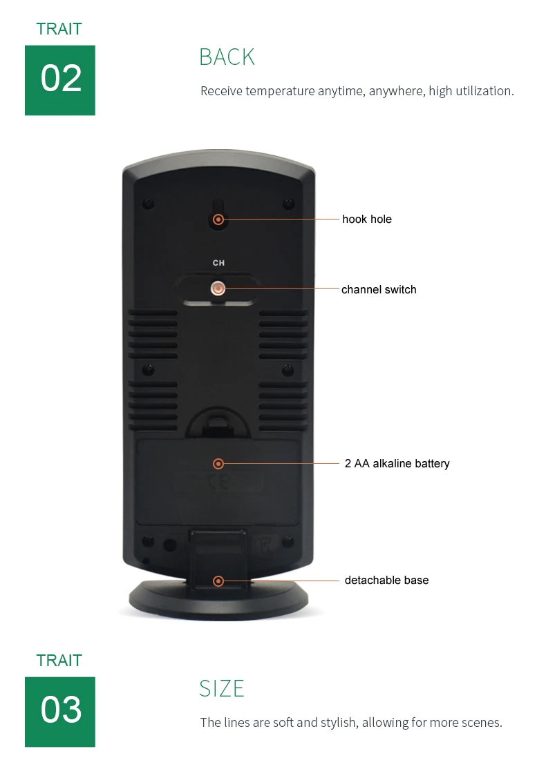 DYKIE Беспроводная метеостанция с внутренней сауной термометр ...
