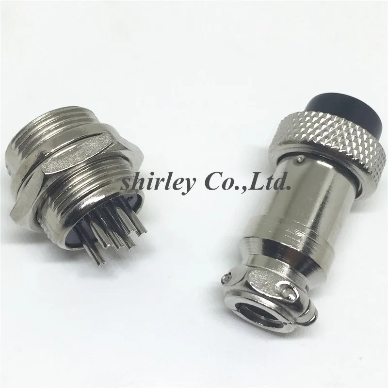 Free Shipping 5pair Male & Female Diameter 16mm Wire Panel Connector ...