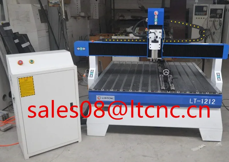 Cheap desktop cnc router 1212 with 4 axis for round wood|Wood Routers ...