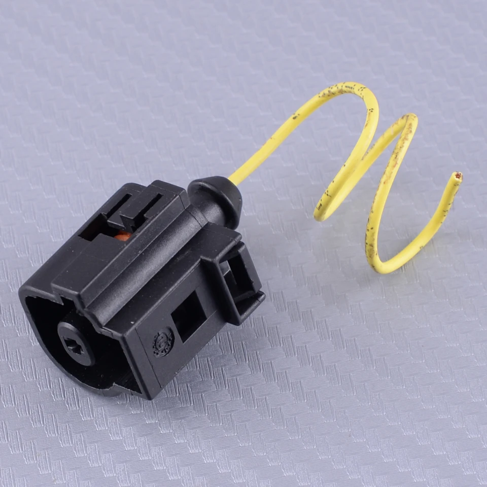 Bxoxlmm 2Pcs 1-pin Connecto 1J0973081 For Replace Audi Volkswagen 98-16 ...