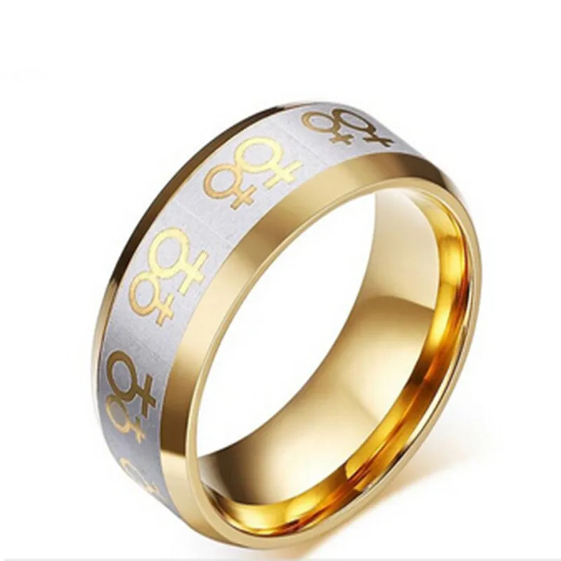 Rushed New Arrival Men Jewelry Plated Rings For Lesbian Ring Stainless