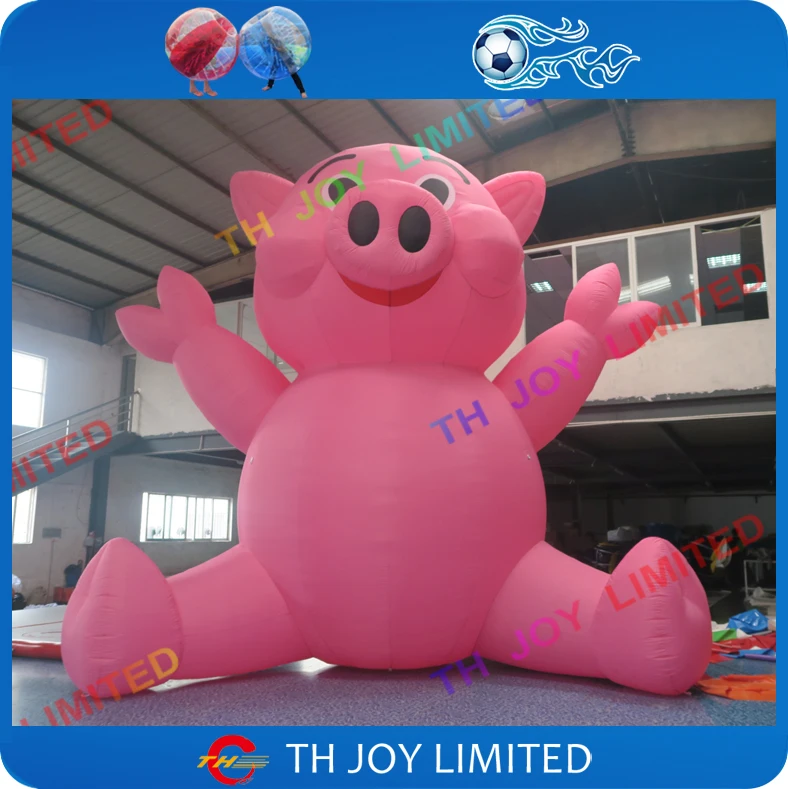 Free Shipping 6m/20ft giant Inflatable pink pig,Portable Advertising ...