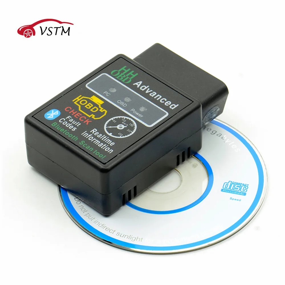 Hh Obd Elm327 Bluetooth Obd2 Obdii Can Bus Check Engine Car Auto ...