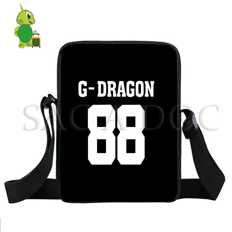 GD G Dragon 88 Mini Messenger Bags Boys Girls School Shoulder Bags GD ...