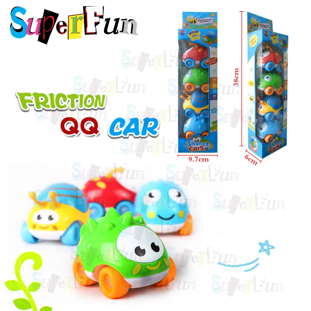 Mini QQ FRICTION CAR Fun little friction car cartoon car infant toys ...