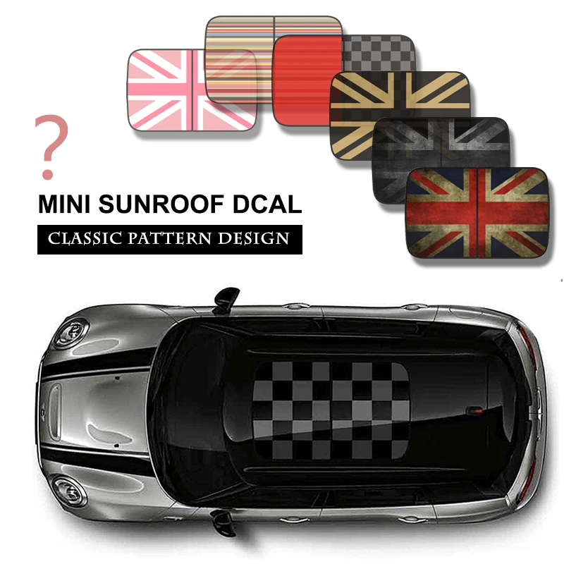 Mini Sun Roof Decal Stickers For MINI Cooper Clubman Countryman hardtop ...