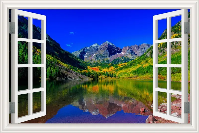 Mountain Window View