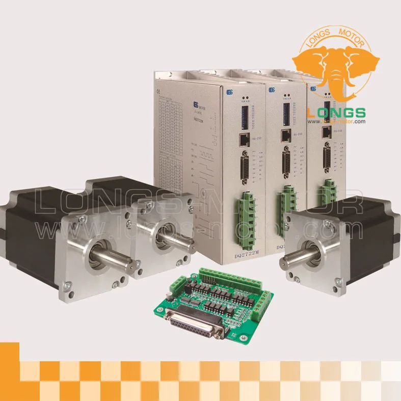 Power Kit! CNC 3Axis Nema42 Stepper Motor 42HS5460 3256oz in 6A +Driver ...