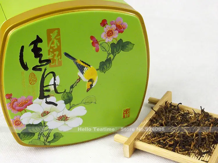 [HT!]Jin jun mei golden eyebrow black tea,premium flavoured wuyi jinjunmei red tea golden ...