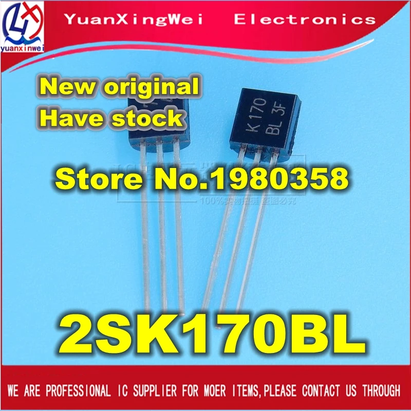 Free Shipping 200pcs/lot 2sk170-bl 2sk170bl 2sk170 K170 To-92 ...