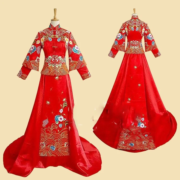 Republican Period Bride Groom Costume Sets For Couple Traditional ...
