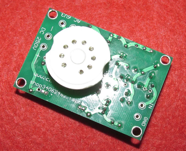 6e2 Tube Tuning Magic Eye Vu Meter Level Indicating Board +1pc 6e2 Tube ...