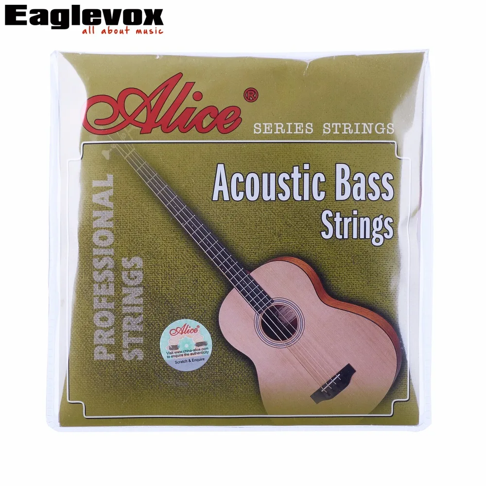 Alice Acoustic Bass Guitar Strings 4 String Hexagonal Core Coated ...
