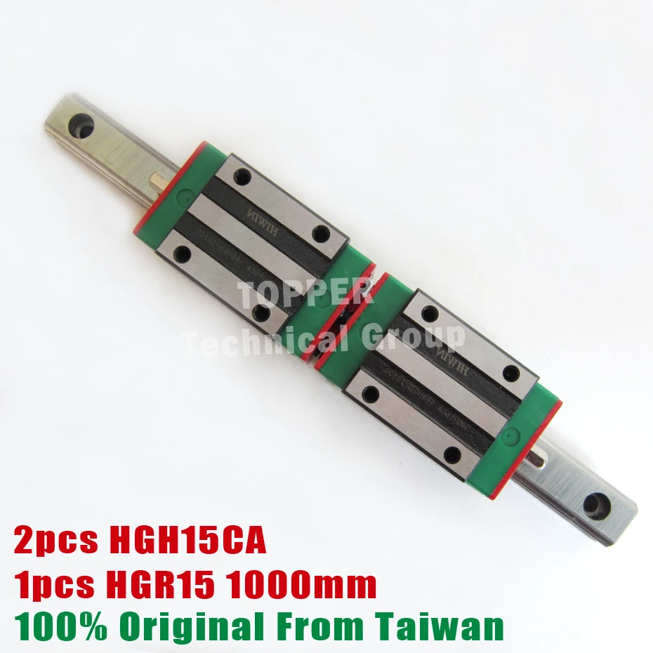 HIWIN-linear-guide-rail-HGR15-1000mm-long-with-2pcs-linear-block ...