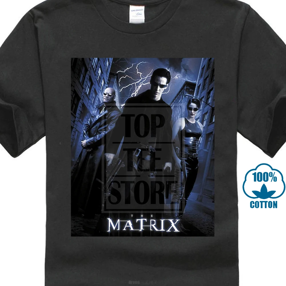 Matrix Movie Poster Men's Tshirts Harajuku Top Tshirt Gym King Tee ...