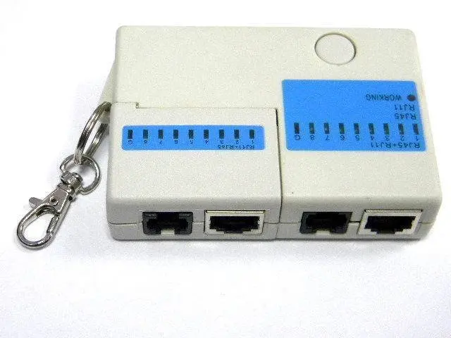 새로운 Dropship 5 개/몫 새로운 RJ45 RJ11 미니 Cat5 네트워크 LAN 케이블 테스터 키 체인|keychain ...