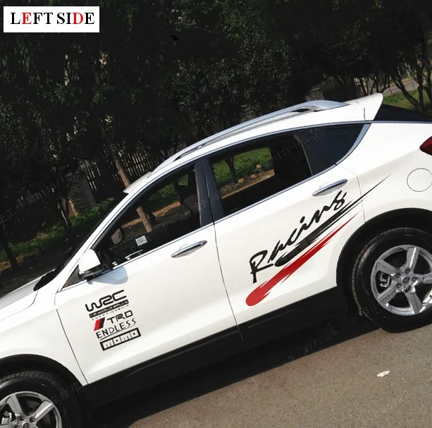 LEFT SIDE Full Body Car Stickers for Both Sides Car styling Accessories ...